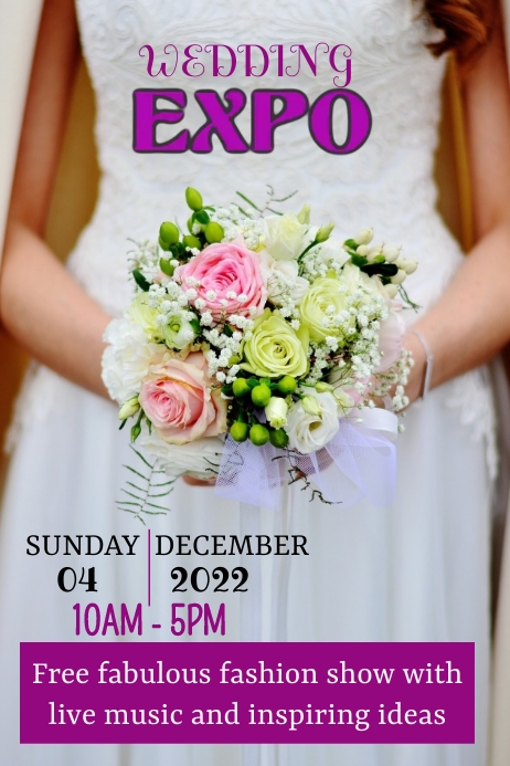 Wedding Expo Template | PosterMyWall