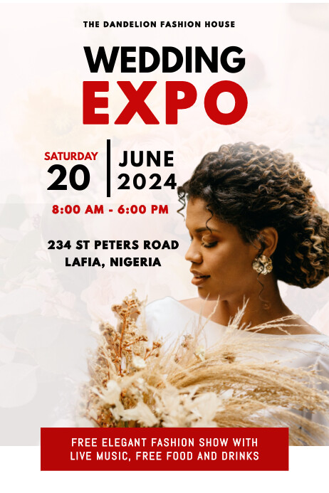 Wedding expo flyer Template | PosterMyWall