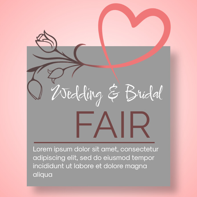 Wedding Fair Template | PosterMyWall