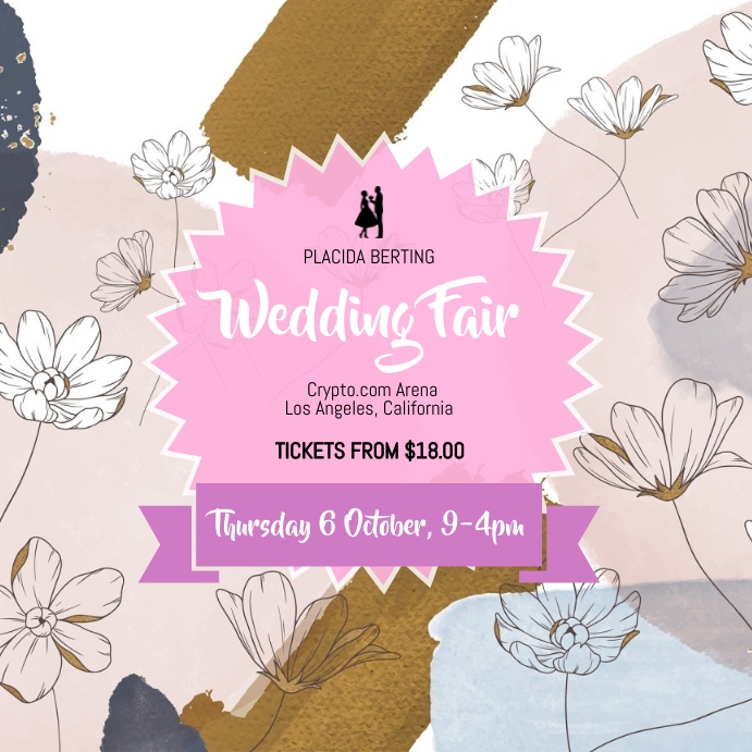 WEDDING FAIR SOCIAL MEDIA Template | PosterMyWall