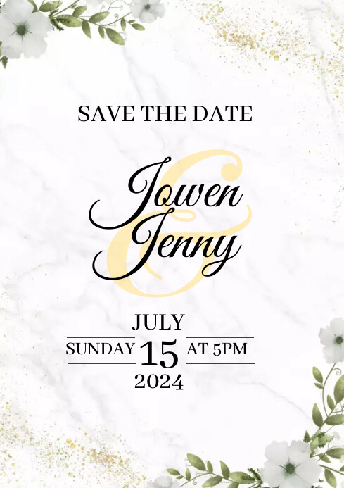 Wedding Floral Design Template | PosterMyWall