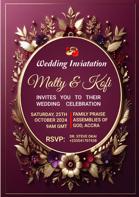 Wedding Flyer design Template | PosterMyWall