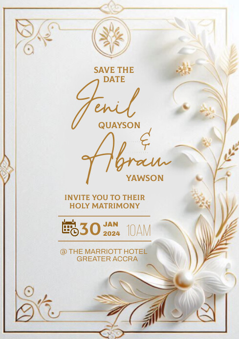 Plantilla de WEDDING FLYER | PosterMyWall