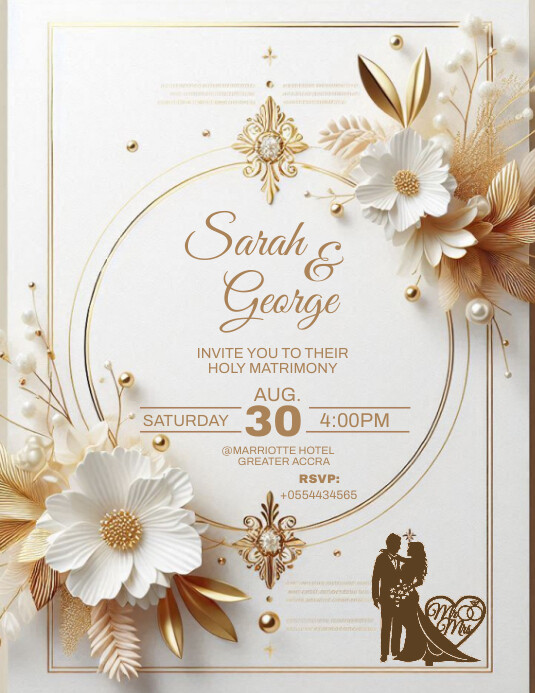 WEDDING FLYER Template | PosterMyWall