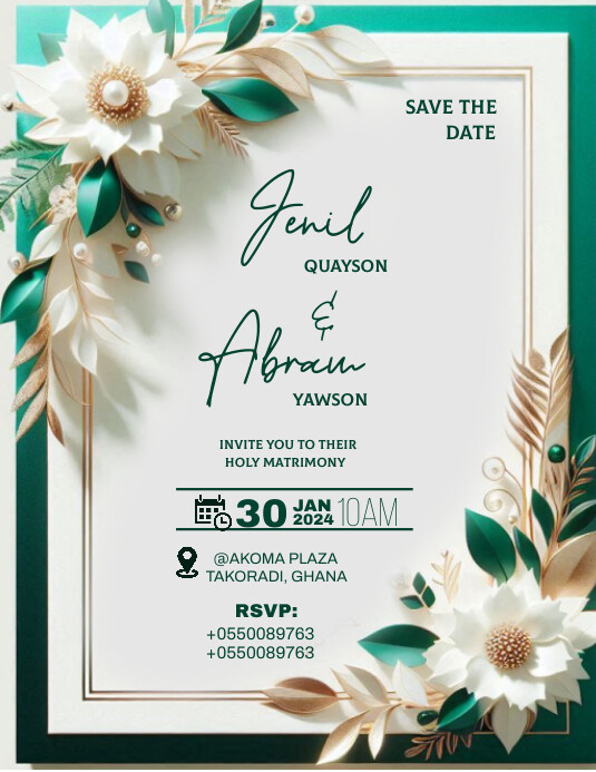 WEDDING FLYER Template | PosterMyWall