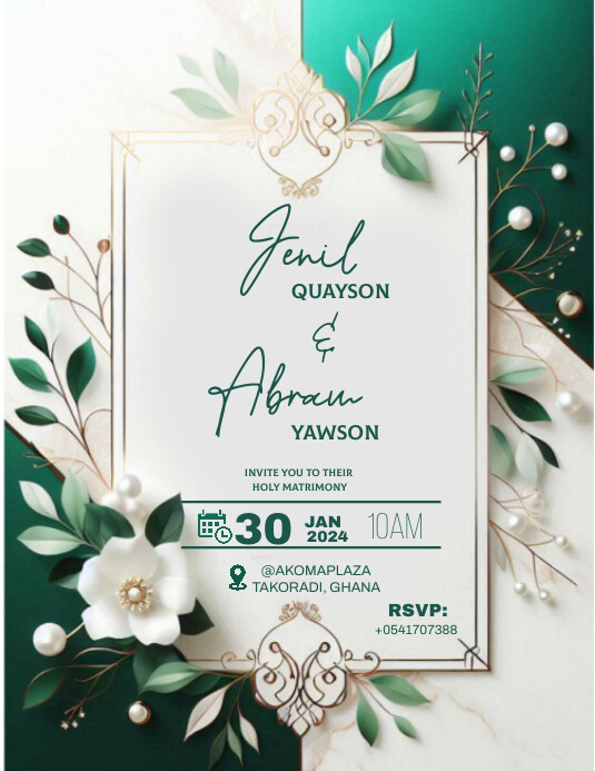 WEDDING FLYER Template | PosterMyWall