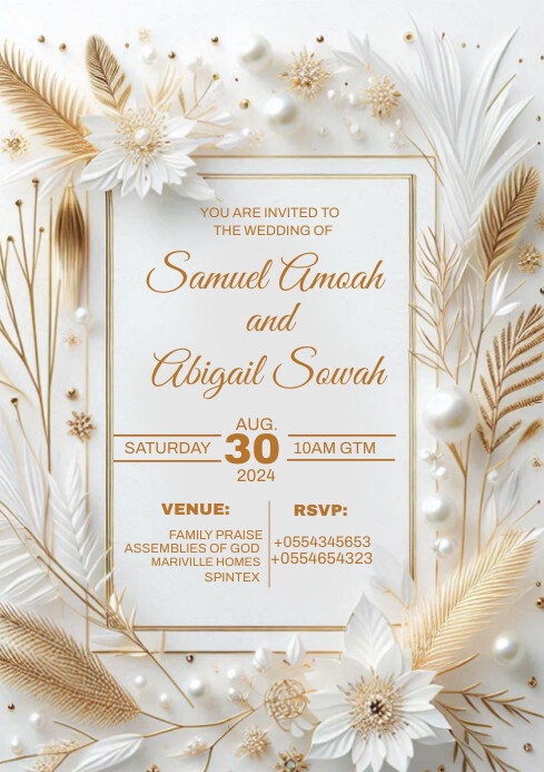 WEDDING FLYER Template | PosterMyWall