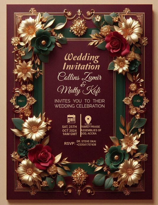 Wedding flyer Template | PosterMyWall