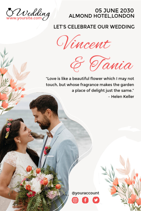 Wedding flyer Template | PosterMyWall