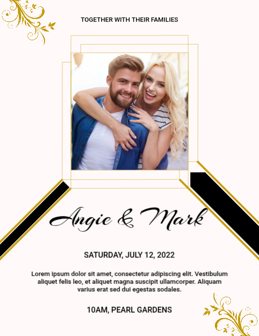 wedding flyer Template | PosterMyWall