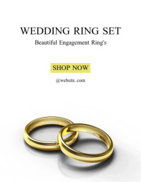 Wedding Rings Flyer Template | PosterMyWall