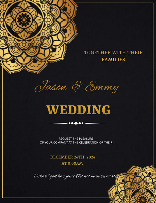 Wedding flyer Template | PosterMyWall