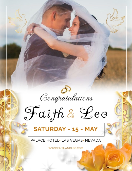 Wedding flyer Template | PosterMyWall