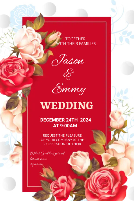 Wedding flyer Template | PosterMyWall