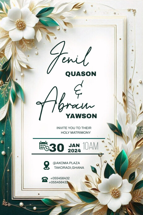 WEDDING FLYER Template | PosterMyWall
