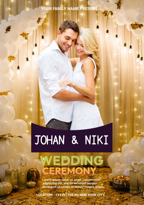 Wedding Flyer Template | PosterMyWall