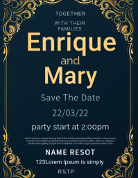 Marriage flyer Template | PosterMyWall