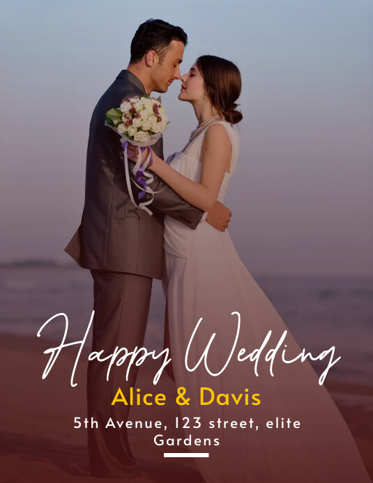 Wedding flyer Template | PosterMyWall