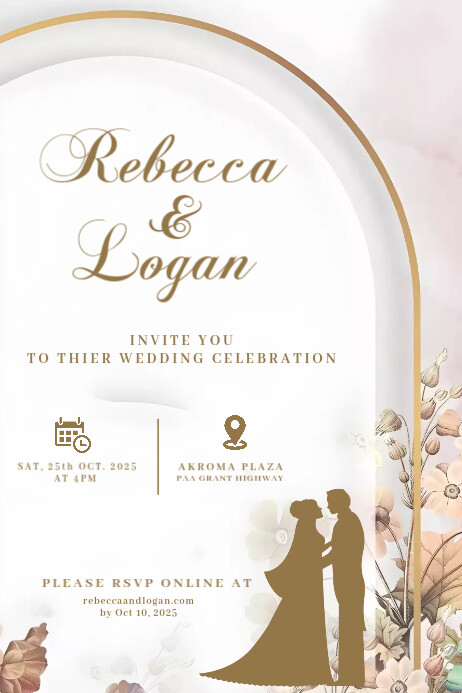 Plantilla de Wedding Flyer Template | PosterMyWall
