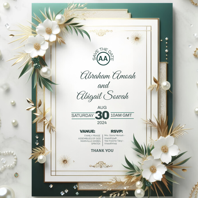 WEDDING FLYER TEMPLATE | PosterMyWall