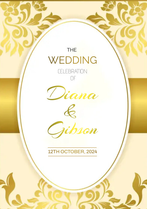 Modèle WEDDING FLYER TEMPLATE | PosterMyWall