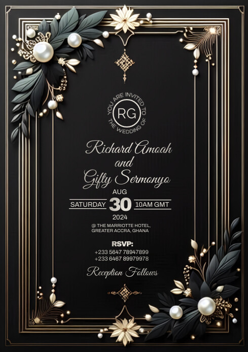 Plantilla de Wedding flyer template | PosterMyWall