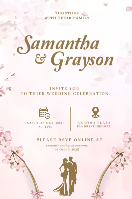 Wedding Flyer Template | PosterMyWall