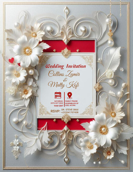 Plantilla de Wedding flyer template | PosterMyWall