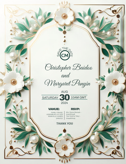 Plantilla de WEDDING FLYER TEMPLATE | PosterMyWall