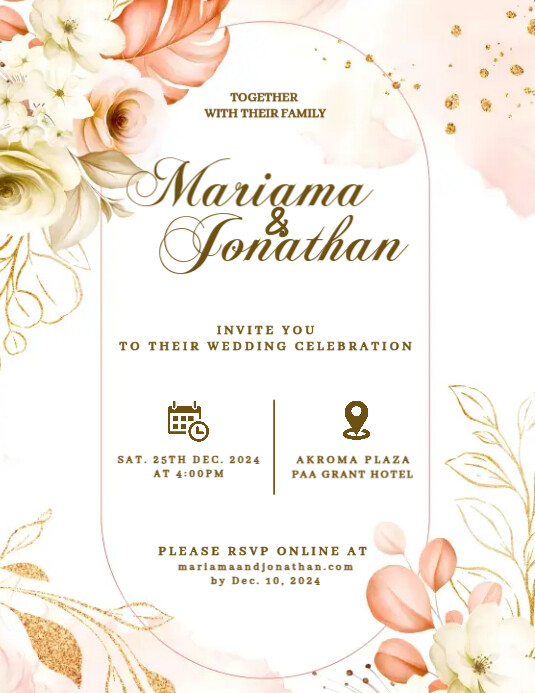 Plantilla de Wedding Flyer Template | PosterMyWall