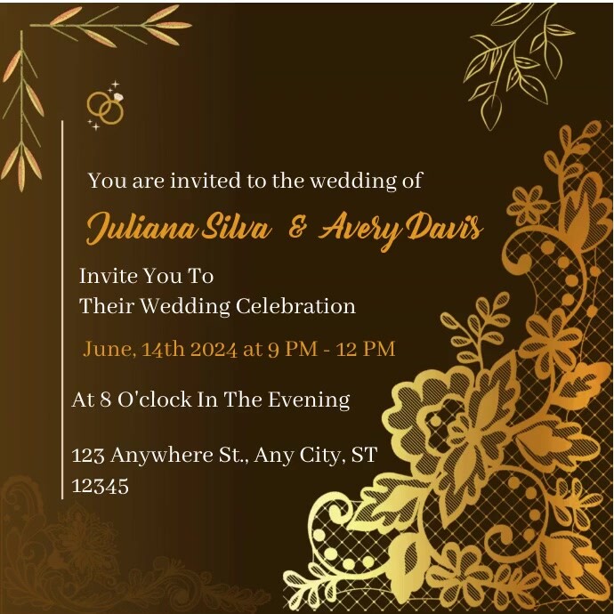 Plantilla de Wedding Flyers | PosterMyWall