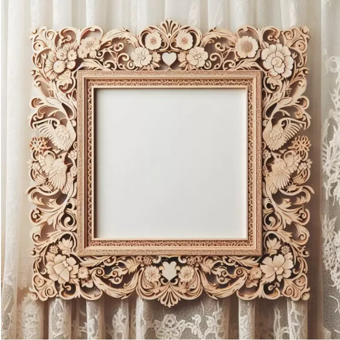 Plantilla de Wedding frame flyer template | PosterMyWall