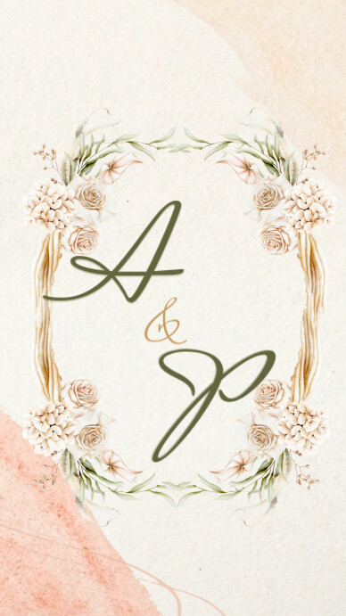 Plantilla de Wedding Initial Instagram Story | PosterMyWall