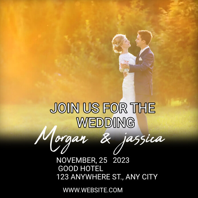 Wedding instagram post Template | PosterMyWall