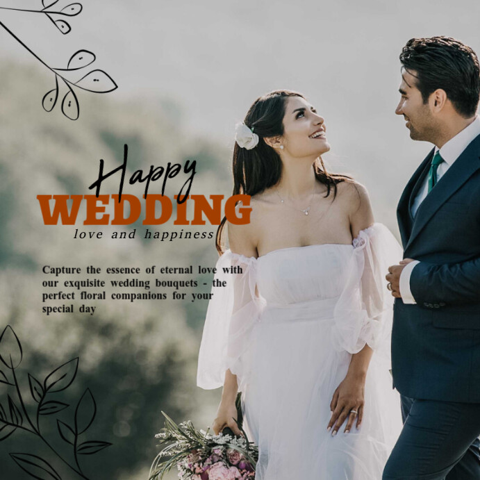Wedding Instagram Post Template | PosterMyWall
