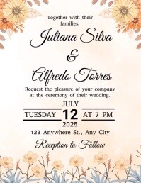 Wedding Invitation Template Ads | PosterMyWall