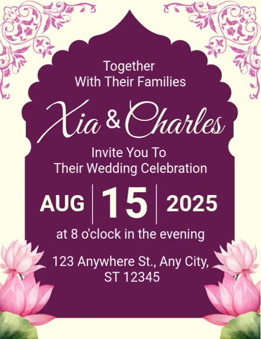 Wedding Invitation Ads Template | PosterMyWall