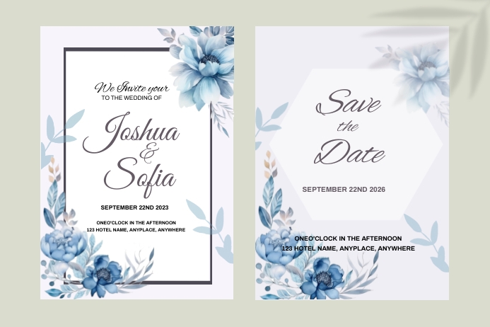 Plantilla de Wedding Invitation Ads | PosterMyWall