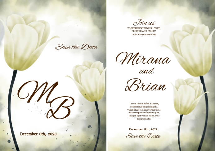 Wedding Invitation Ads Template | PosterMyWall