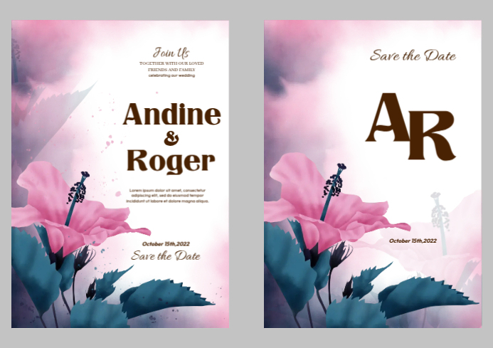 Wedding Invitation Ads Modelo | PosterMyWall