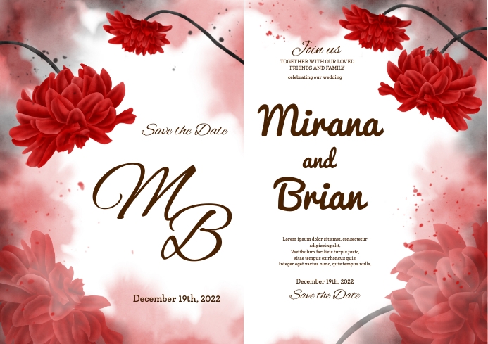 Wedding Invitation Ads Template | PosterMyWall