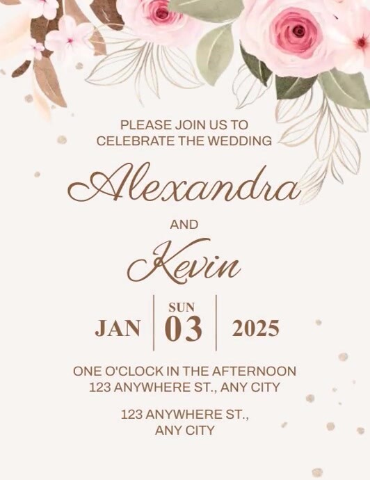 Wedding Invitation Ads Templat | PosterMyWall