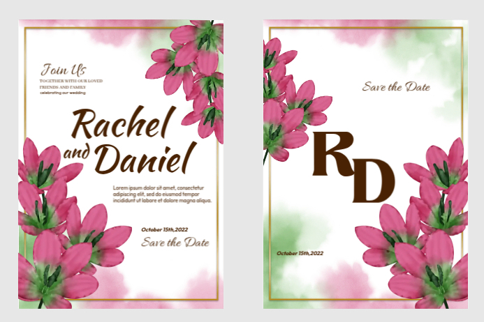 Plantilla de Wedding Invitation Ads Template | PosterMyWall