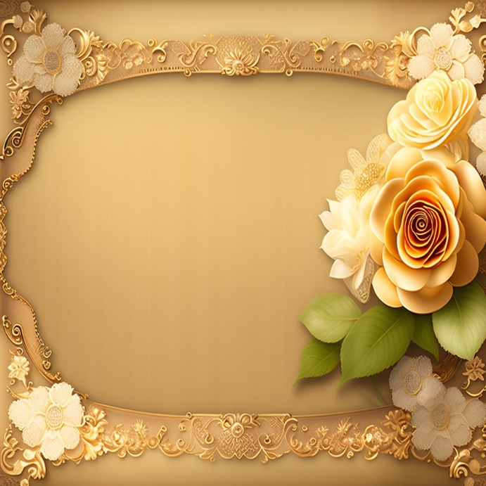 Copy of Wedding invitation background card design | PosterMyWall