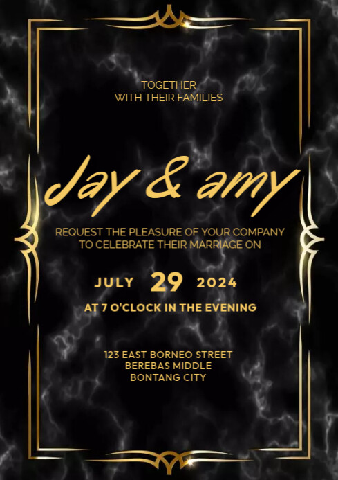 Wedding Invitation Best Design Template | PosterMyWall