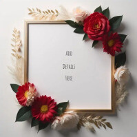 wedding invitation template | PosterMyWall