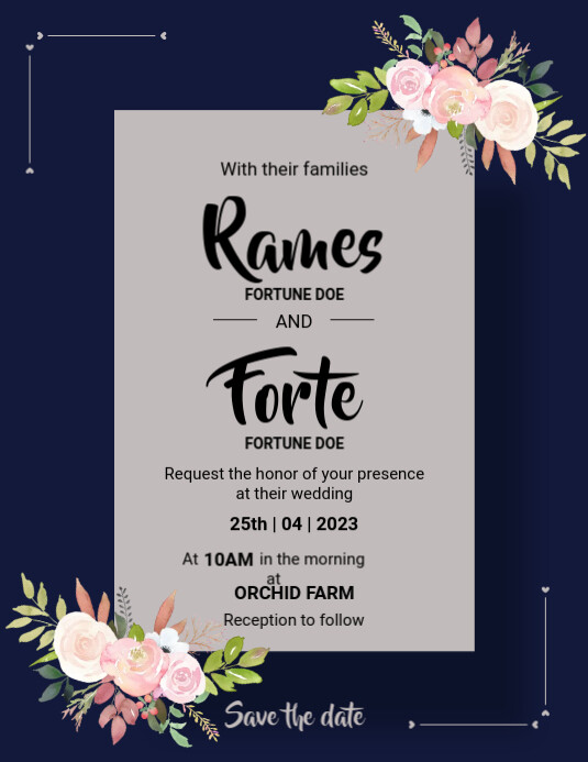 Wedding Invitation Letter Templates Free Wedding Invitation Letter