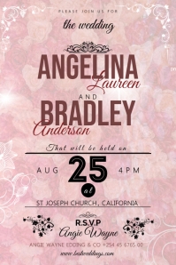 Wedding Invitation Ads Template | PosterMyWall