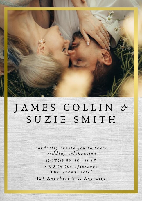 wedding invitation card Template | PosterMyWall