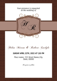 Wedding Card Poster Template | PosterMyWall